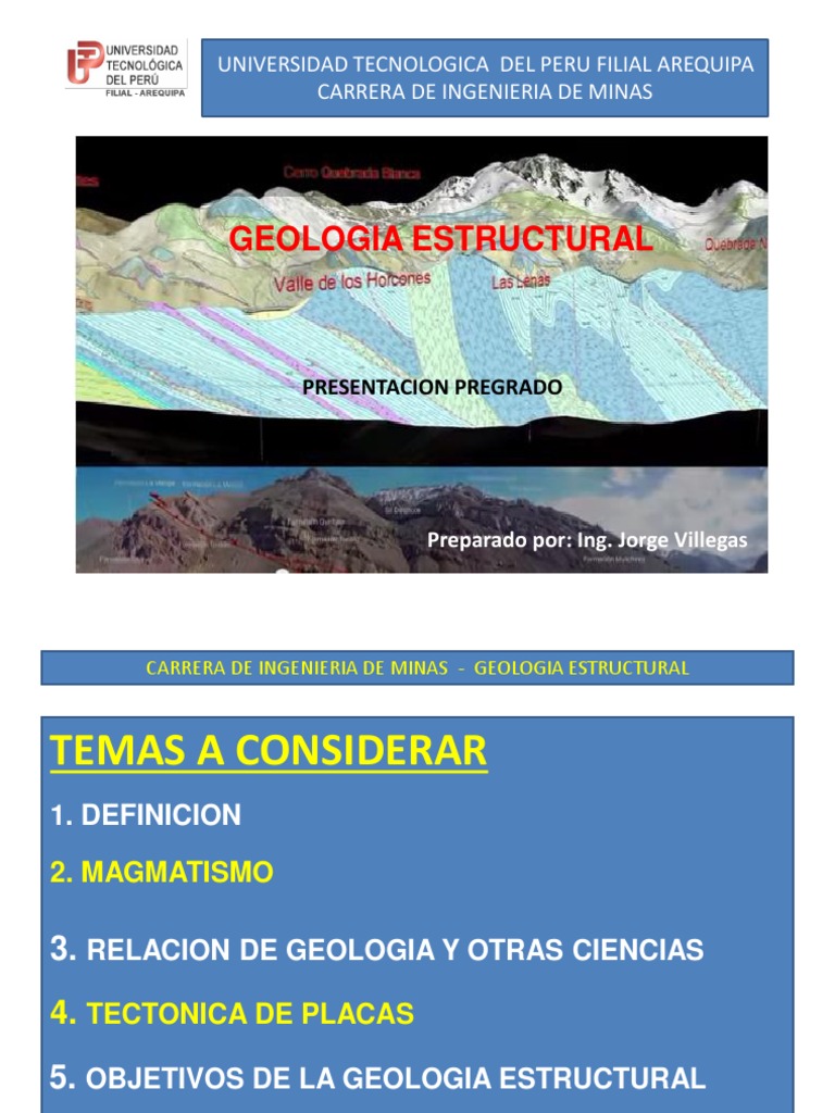 Presentación Geología Estructural | PDF | Geología | Geología estructural