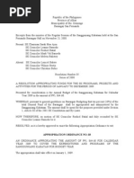SK Reso For Approving Supplemental Budget | PDF | Policy | Government