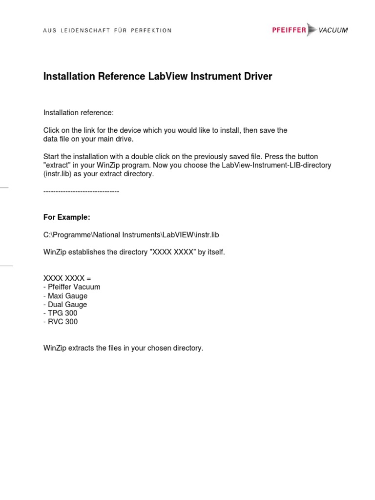 LabView Instrument Driver Installation Guide | PDF | Business | Computers