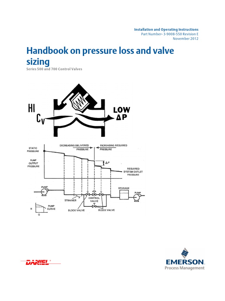 Daniel Series 500-700 Control Valves Handbook | PDF