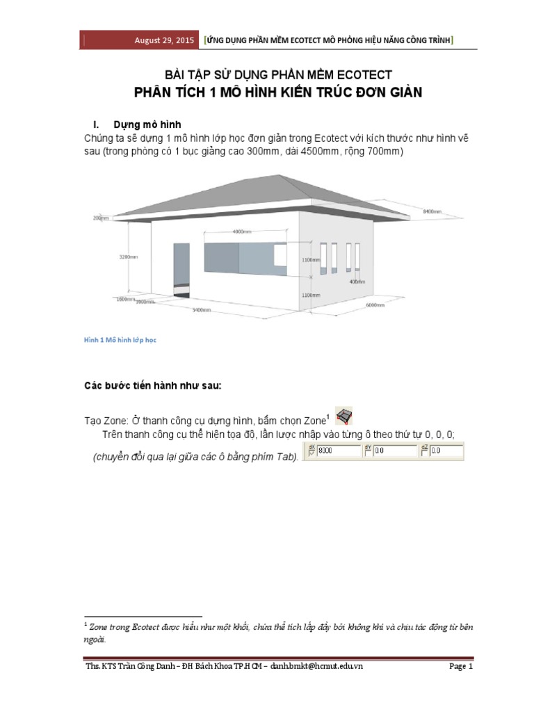 ECOTECT Tutorial -hướng dẫn sử dụng phần mềm ecotect | PDF