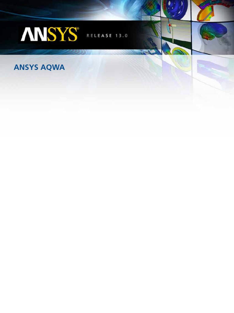 Ansys Aqwa Brochure | PDF | Simulation | Structural Analysis