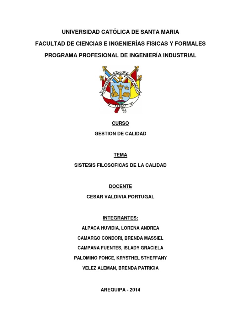 DAVID GARVIN - Gestión de Calidad | PDF | Liderazgo | Calidad (comercial)