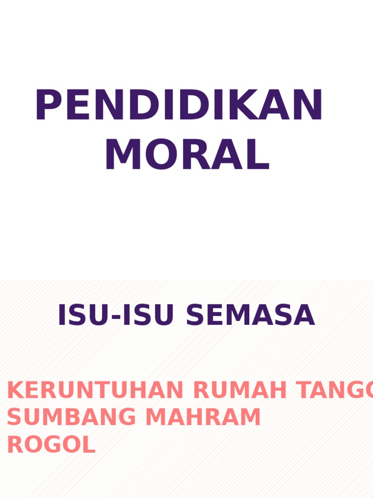 Isu Semasa Keruntuhan Rumahtangga Sumbang Mahram Rogol | PDF