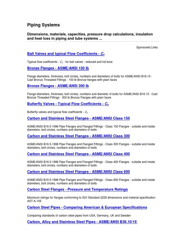 Piping Systems | PDF | Steam | Pipe (Fluid Conveyance)