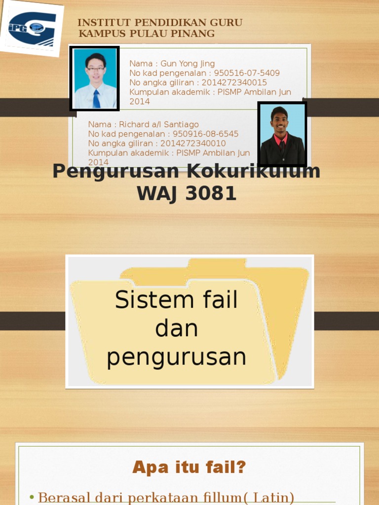 Sistem Dan Jenis-Jenis Fail | PDF