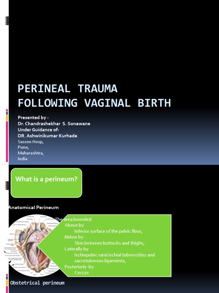 Perineal Trauma Following Vaginal Birth | PDF | Urinary Incontinence ...