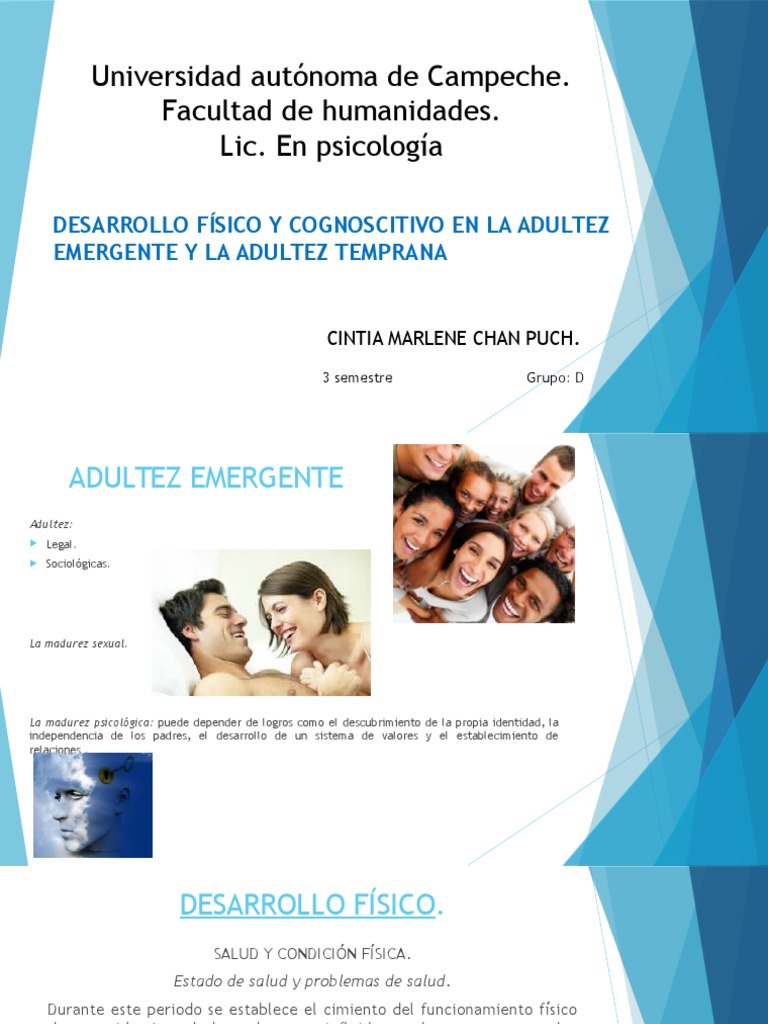 Desarrollo Físico y Cognoscitivo en La Adultez Emergente | PDF | Adultos | Depresión (estado de ...