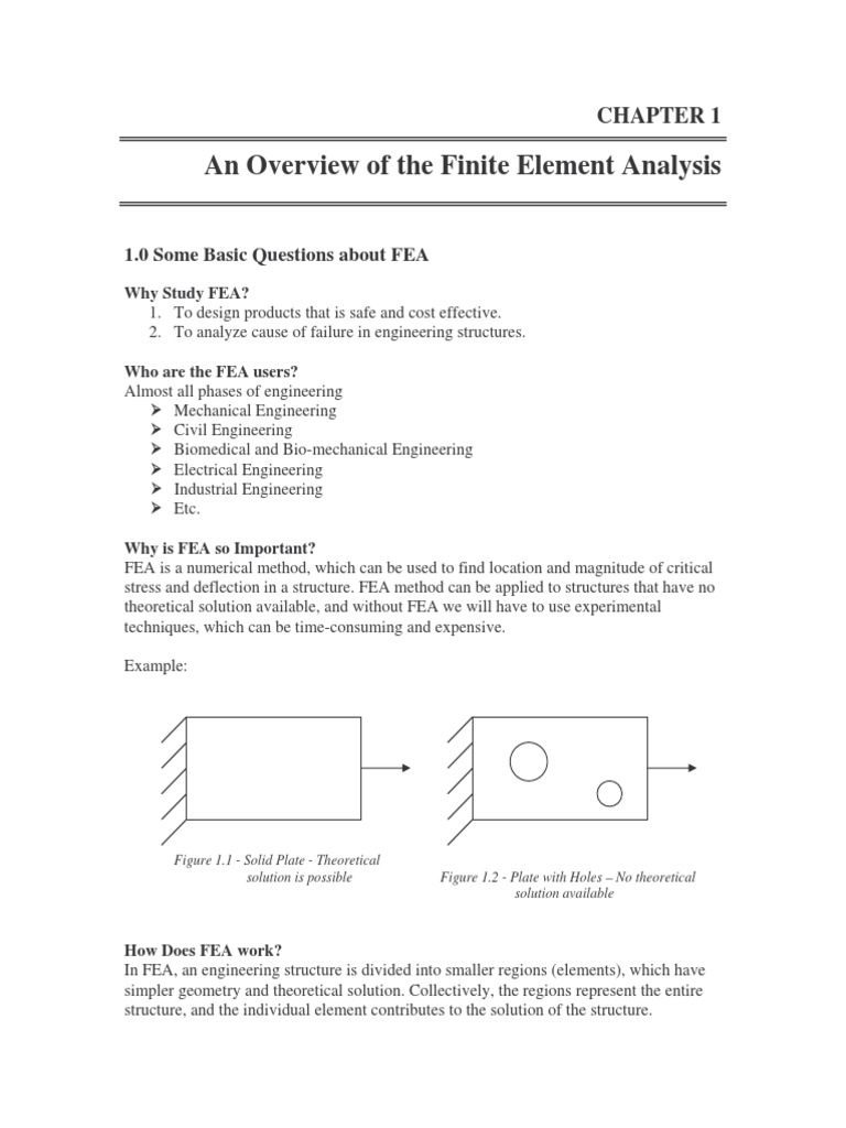 Chapter 1 - Introduction | PDF | Finite Element Method | Matrix (Mathematics)