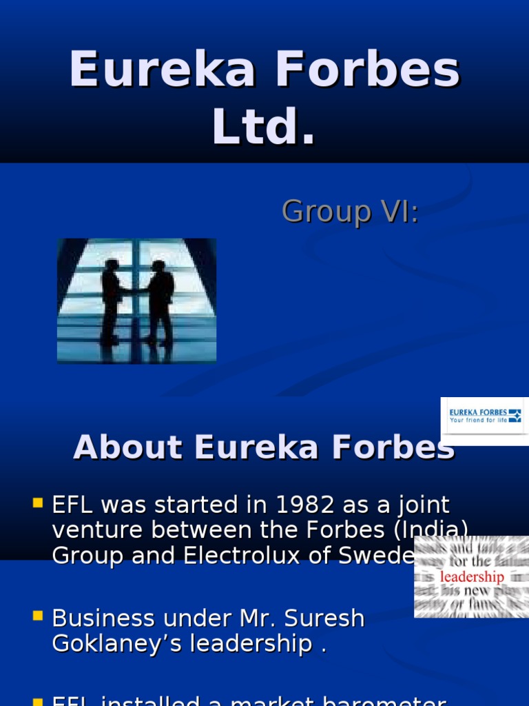 Sales: Eureka Forbes LTD | PDF | Sales | Leadership