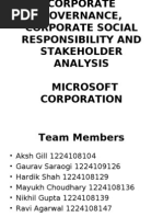 Internal and External Stake Holders of A Microsoft | PDF | Microsoft ...
