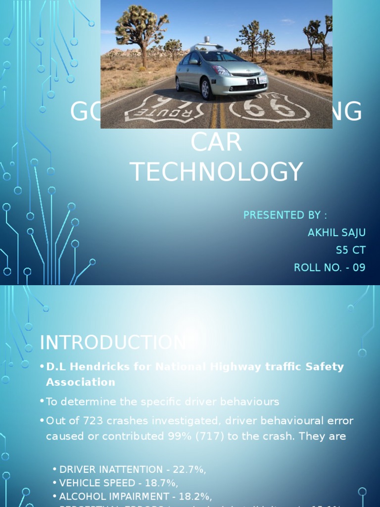 Google Self-Driving Car Technology Overview | PDF | Waymo | Lidar