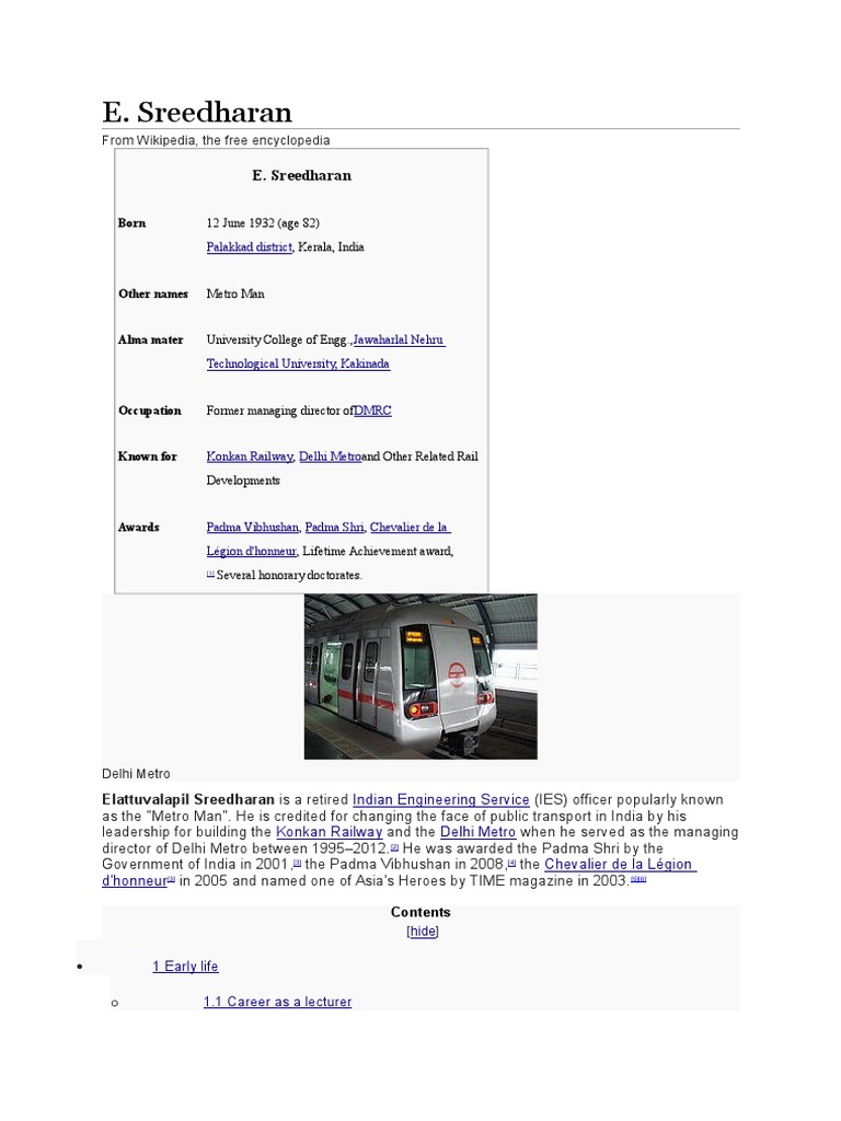 E Sridharan | PDF | Transport
