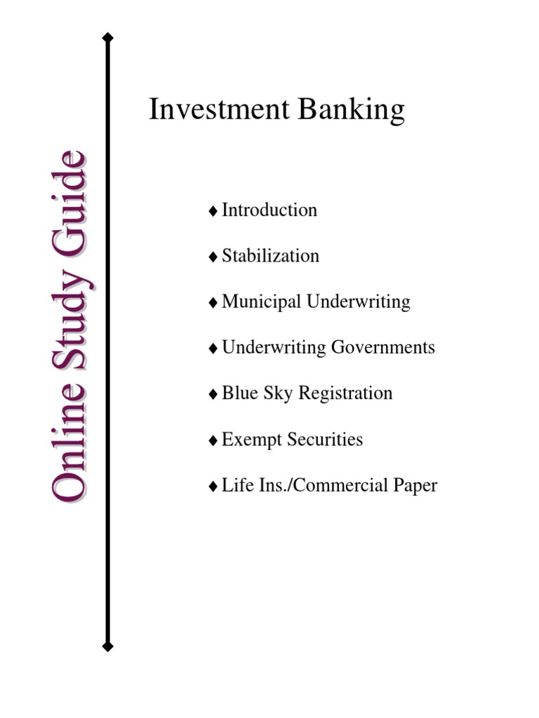 Investment Banking | PDF