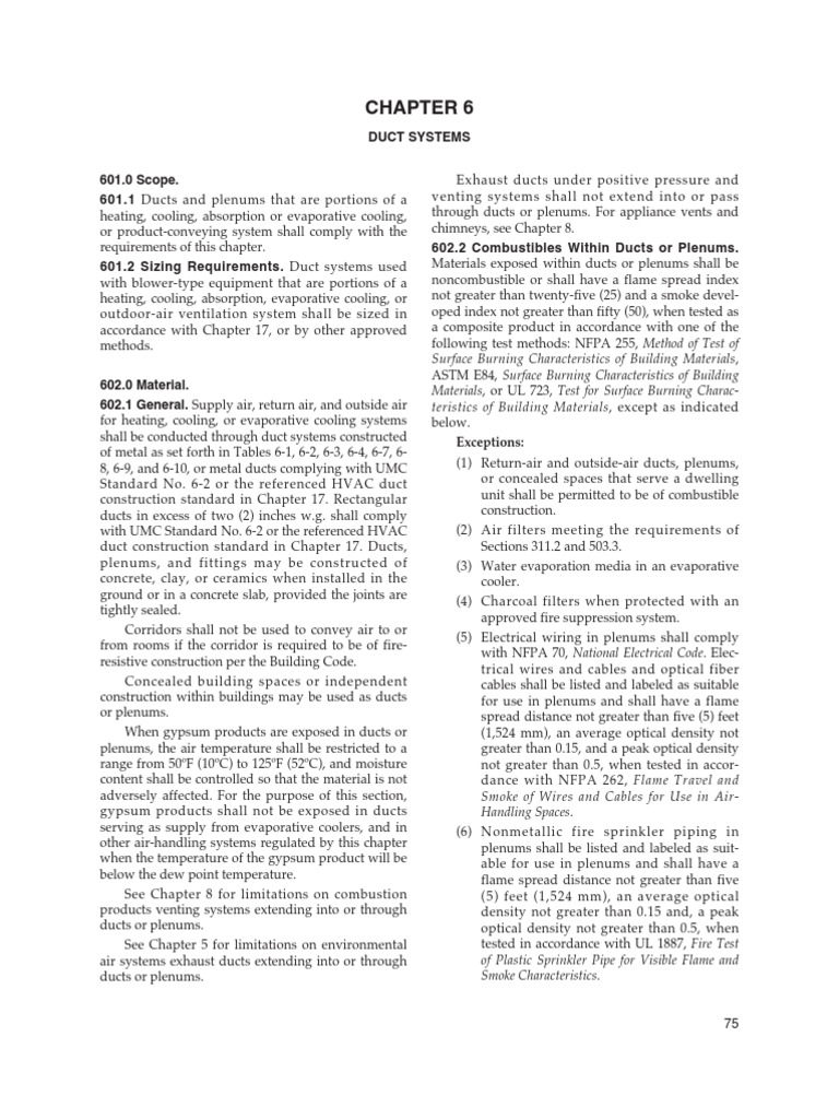 Duct System Requirements Overview | PDF | Duct (Flow) | Building Insulation