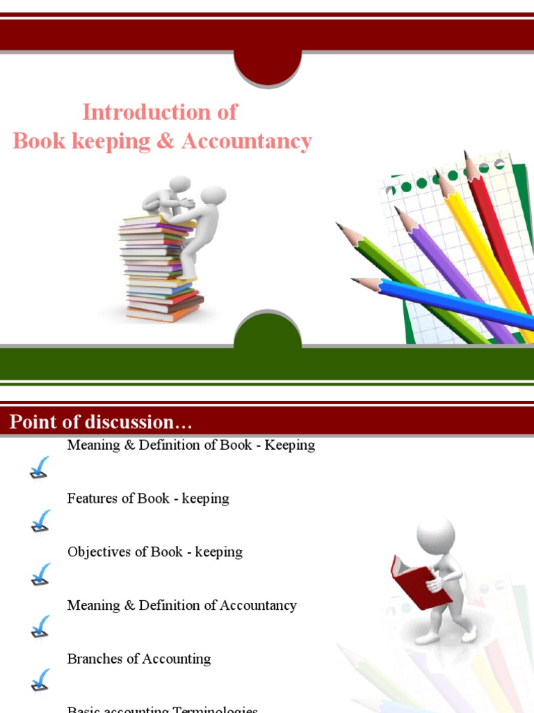 Introduction of Book Keeping & Accountancy | PDF | Debits And Credits ...
