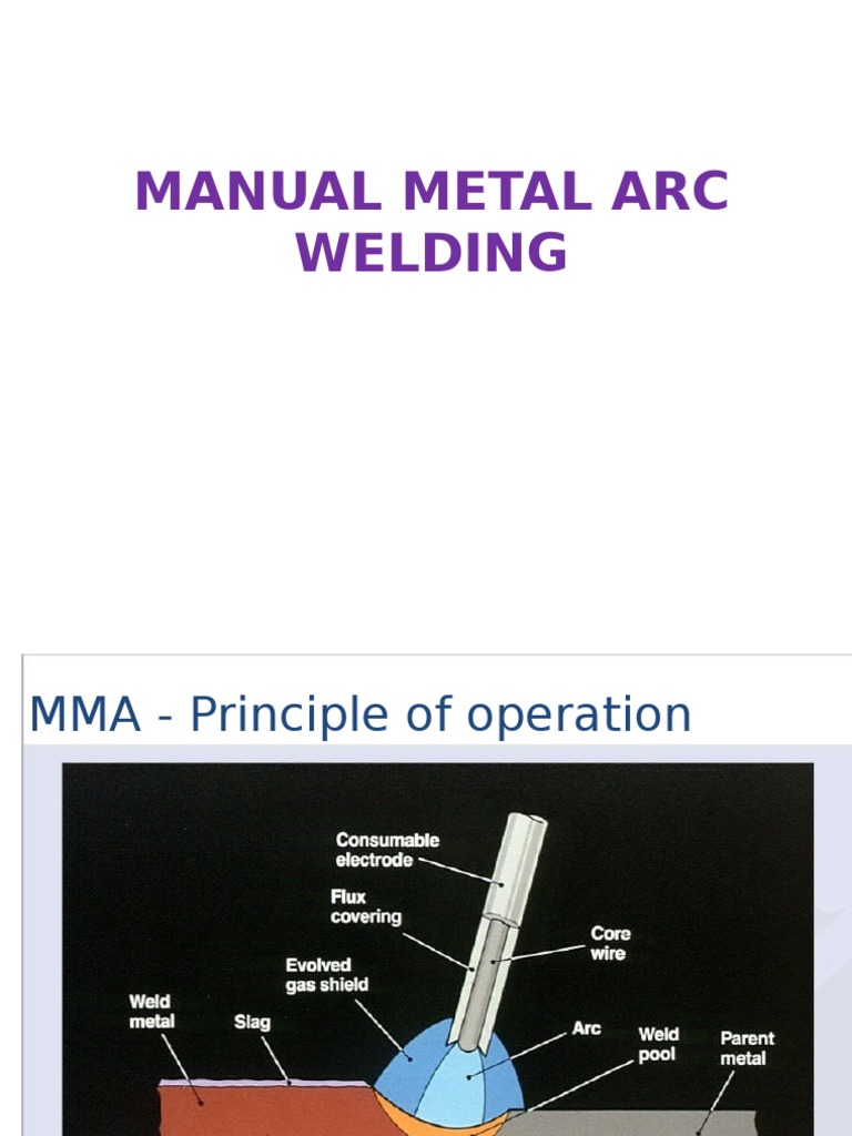 Manual Metal Arc Welding | PDF | Welding | Construction