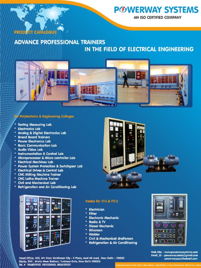 Electrical Machine Lab, Power System Lab, Electrical Drive Lab | PDF