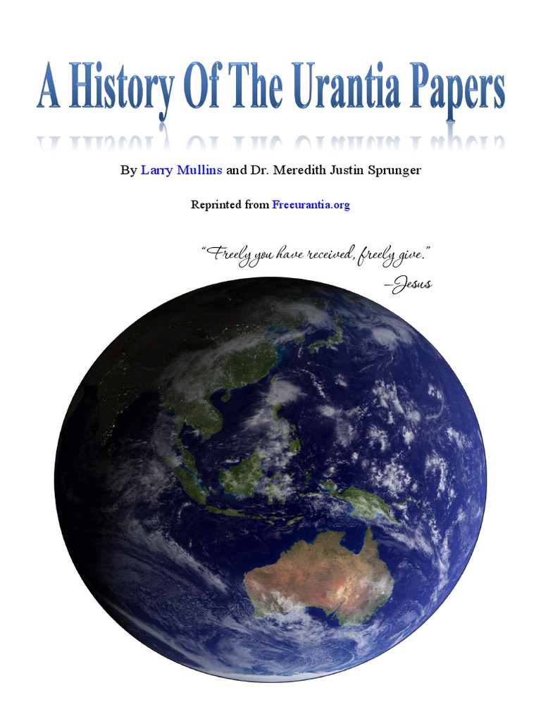 A History of the Urantia Papers | Mediumship | Parapsychology