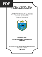 Proposal Permohonan Tiang Listrik | PDF