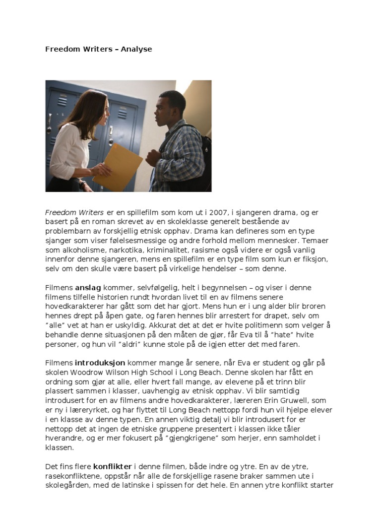 Freedom Writers | PDF