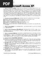 MS Access Notes | PDF | Database Index | Microsoft Access