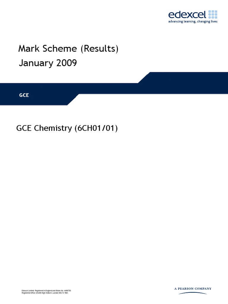 Marking Scheme U1 2009 Chemistry January | PDF | Ion | Atomic Nucleus