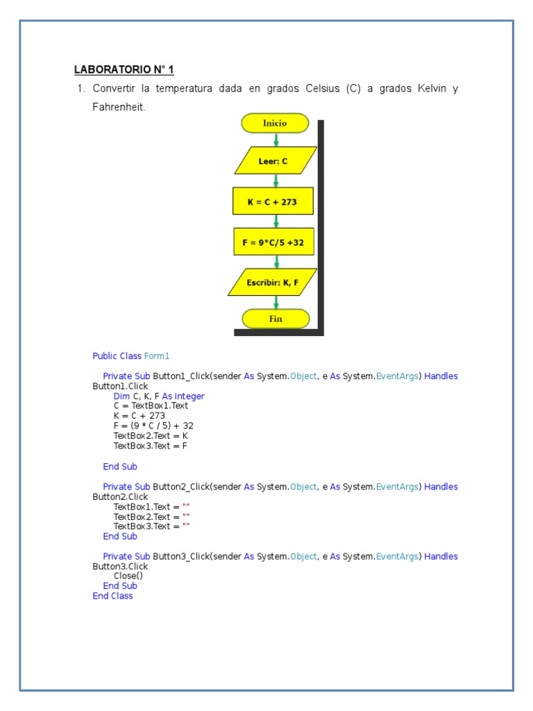 Temperature and Distance Conversion Algorithms | PDF