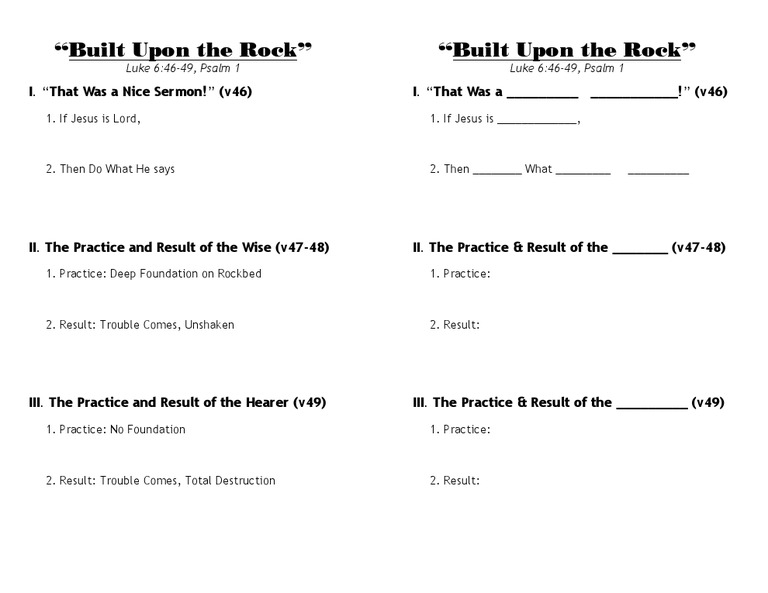 Built Upon The Rock | PDF