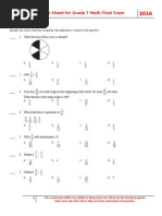 Grade 8 Math Word Problems With Answers | PDF | Area | Speed