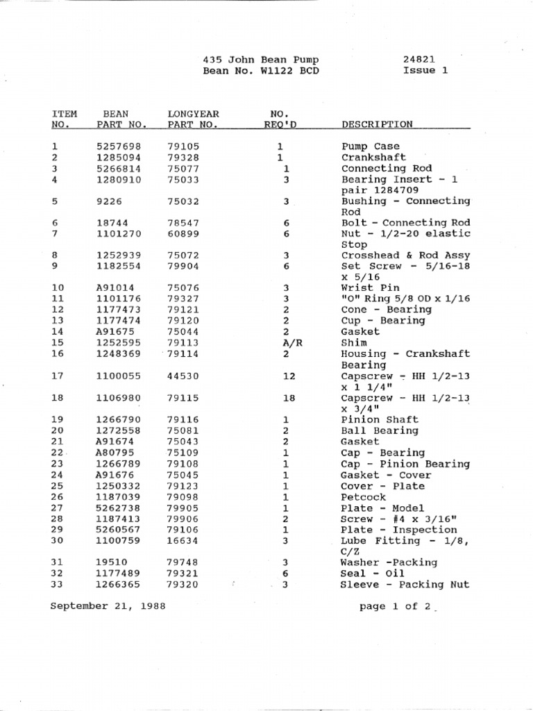 435 Pump | PDF