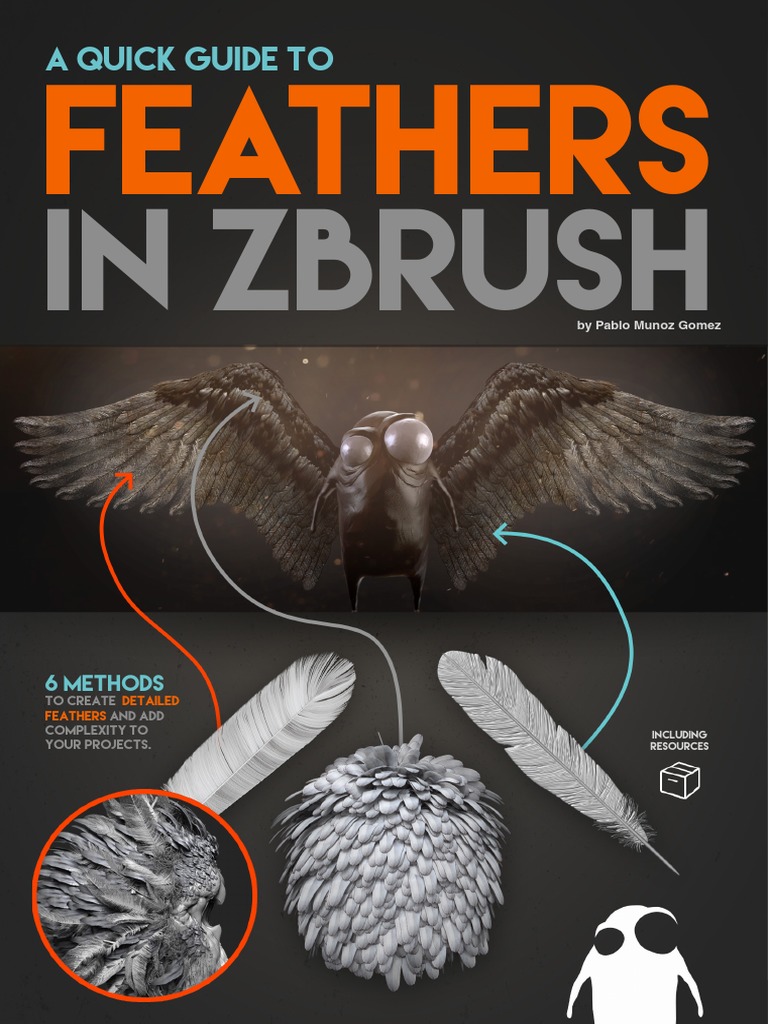 Creating Feathers in ZBrush | Feather | Mathematics