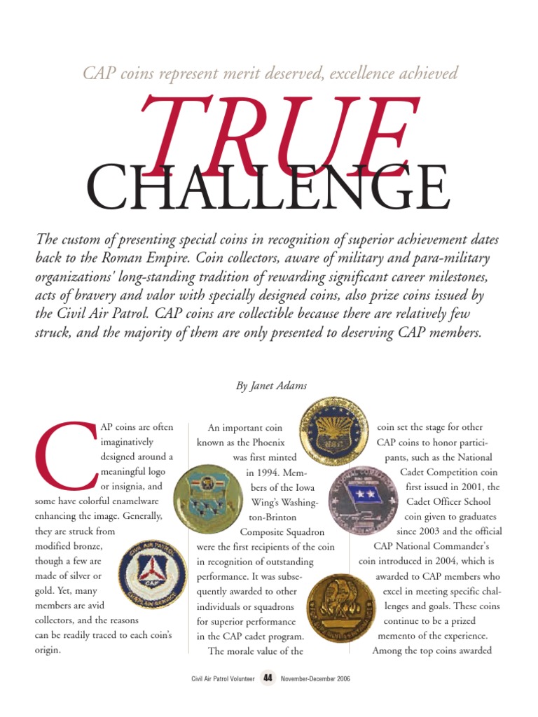CAP Challenge Coins History | Civil Air Patrol | Military Aviation