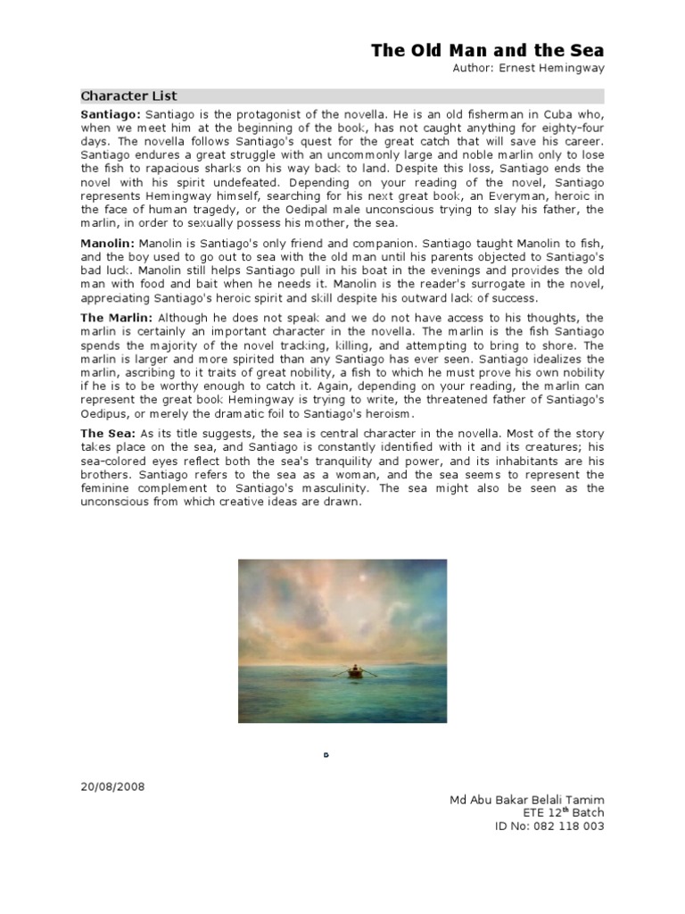 The Old Man and The Sea | PDF