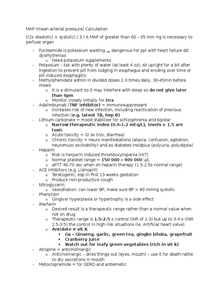 Comprehensive Nclex Notes - Easy To Read | PDF | Hypertension | Coagulation