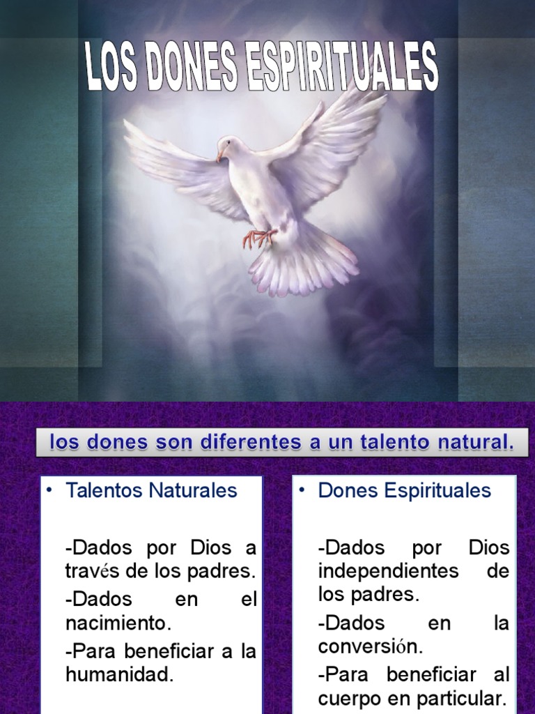 Dones Espirituales y Talentos Naturales | PDF | Espíritu ...