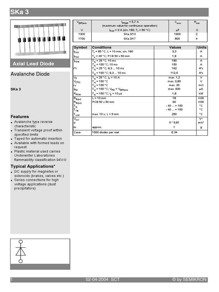 Axial Lead Diode | PDF