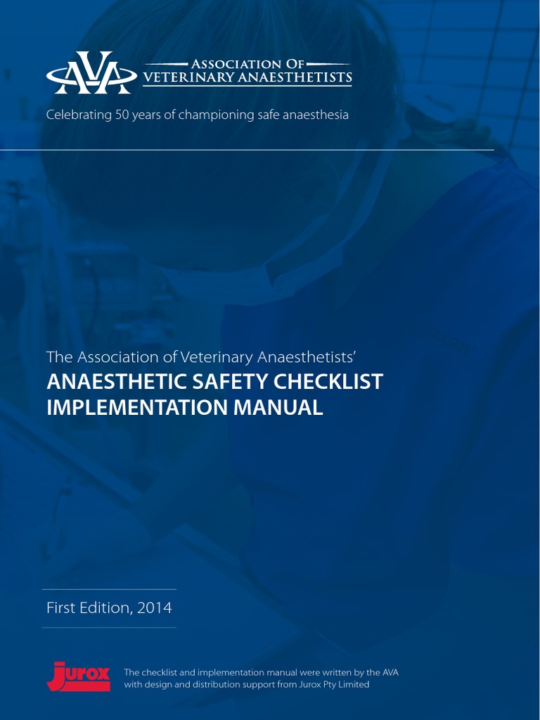 Implementing Safety: A Manual for Improving Peri-Anesthetic Patient ...