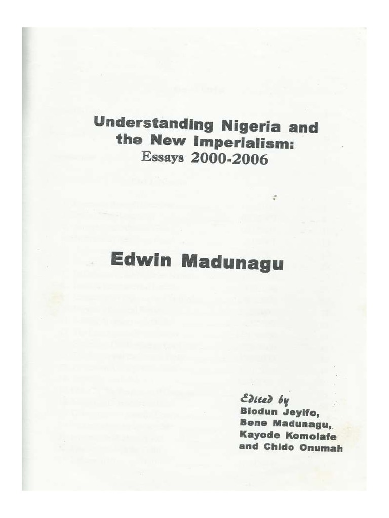 Understanding Nigeria and The New Imperialism | PDF