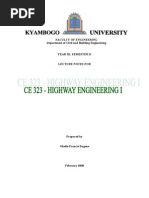 Transportation Engineering I Notes by Sumit Paudel (Nec) PDF | PDF