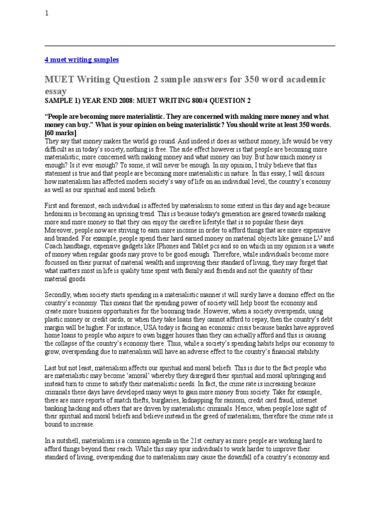 4 muet writing samples | PDF | Friendship | Short Message Service