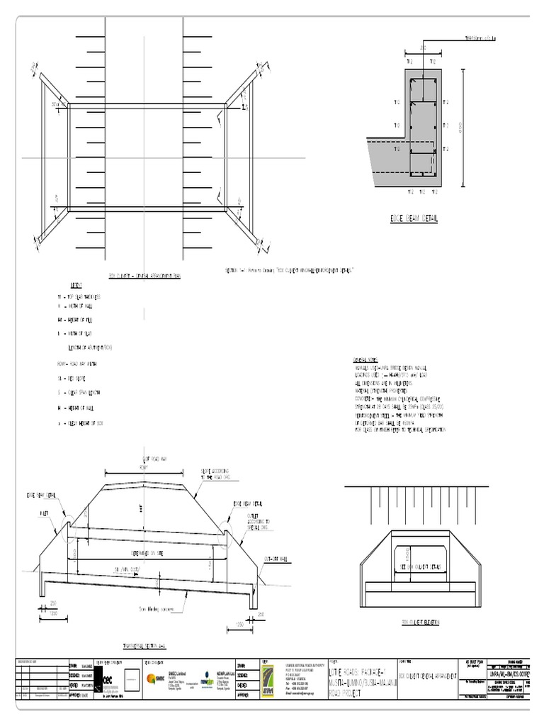 Box Culvert - General Arrangement-Ga Drawing | PDF