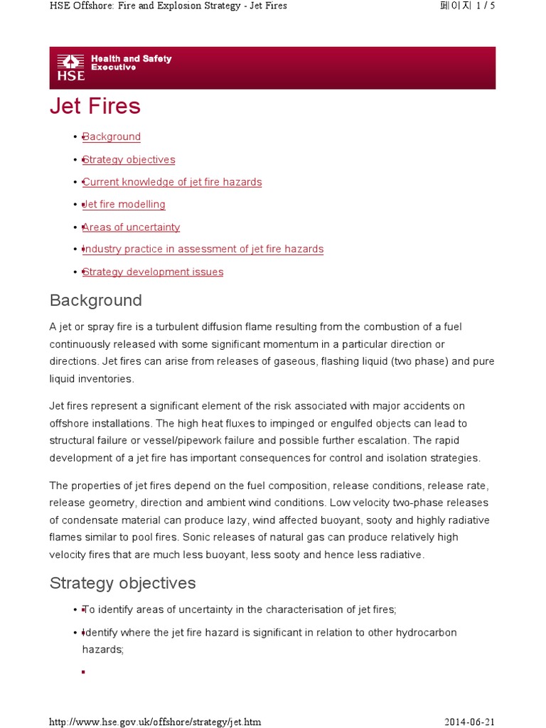 Jet Fires | PDF | Explosion | Petroleum