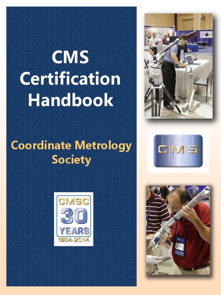 CMS Certification Handbook: Coordinate Metrology Society | PDF ...