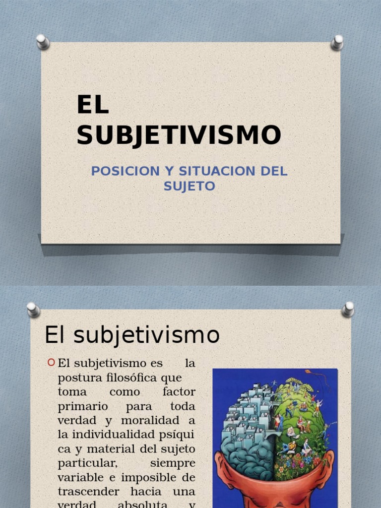 El Subjetivismo | René Descartes | Verdad | Prueba gratuita de 30 días ...
