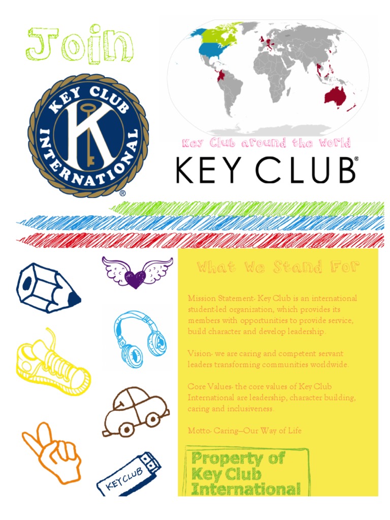 Key Club Poster 1 | PDF | Control (Social And Political) | Political ...