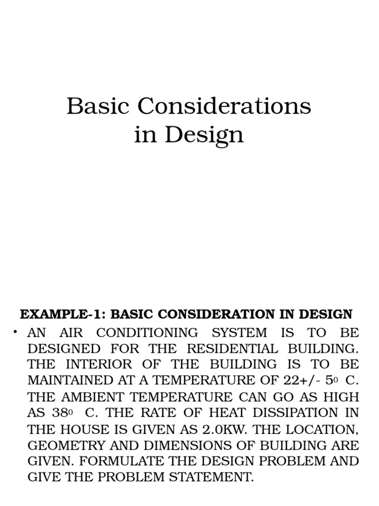 Design Considerations for HVAC Systems | PDF | Home & Garden | Science ...