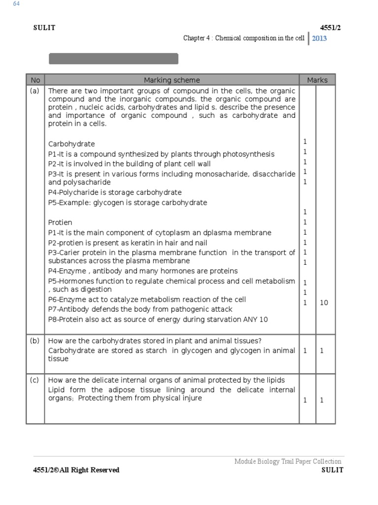 BIOLOGY Form 4 Chapter 4 | PDF | Endoplasmic Reticulum | Enzyme