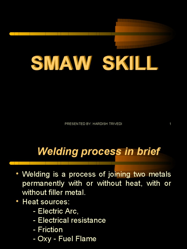 SMAW Welding Skill (W-01) 1 | Welding | Construction