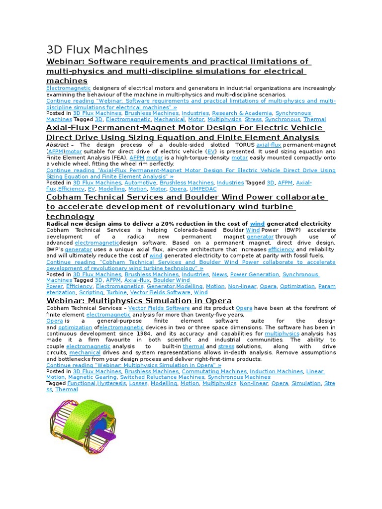 3D Flux Machines: Abstract - The Design Process of A Double-Sided ...